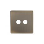 The Savoy Collection 2 Gang CM Circular Module Grid Switch Plate - The ...
