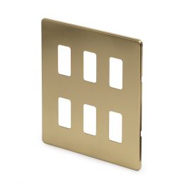 Traditional Grid & Switches - Brushed Brass - Sockets & Switches - SoHo ...
