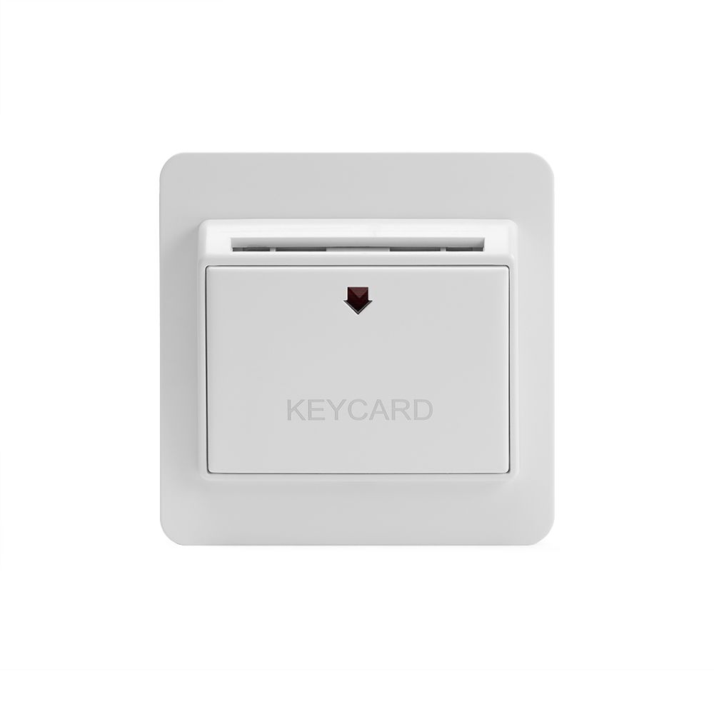 Soho Lighting White Metal 32A Key Card Switch With White Insert - The ...