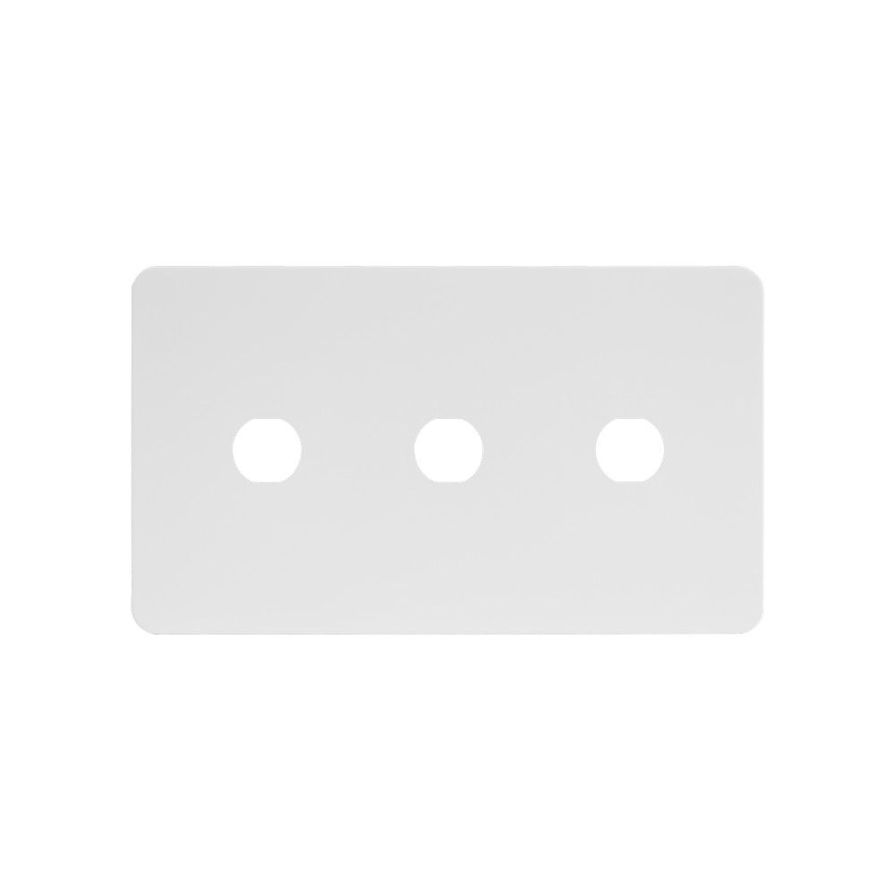 The Eldon Collection 3 Gang CM Circular Module Grid Switch Plate - The ...