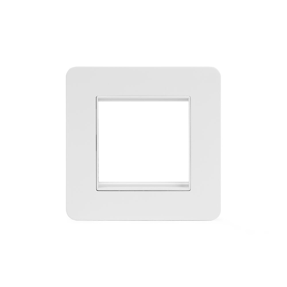The Eldon Collection Flat Plate White Metal Single Data Plate 2 Module ...