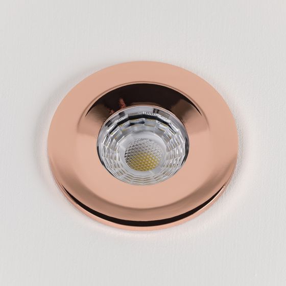 Soho Lighting Rose Gold CCT Fire Rated LED Dimmable 10W IP65 Downlight ...