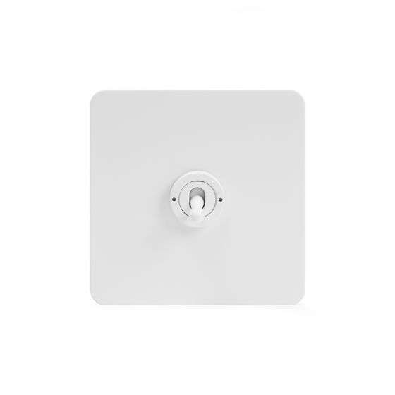 Soho Lighting White Metal Flat Plate 20A 1 Gang Intermediate Toggle ...