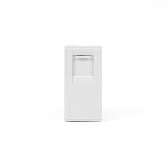 Soho EuroMod RJ45 CAT6 Ethernet Socket - White - The Soho Lighting Company